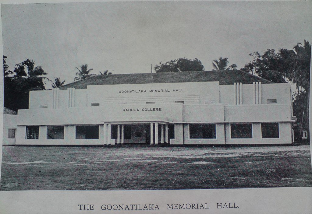 History - Rahula College