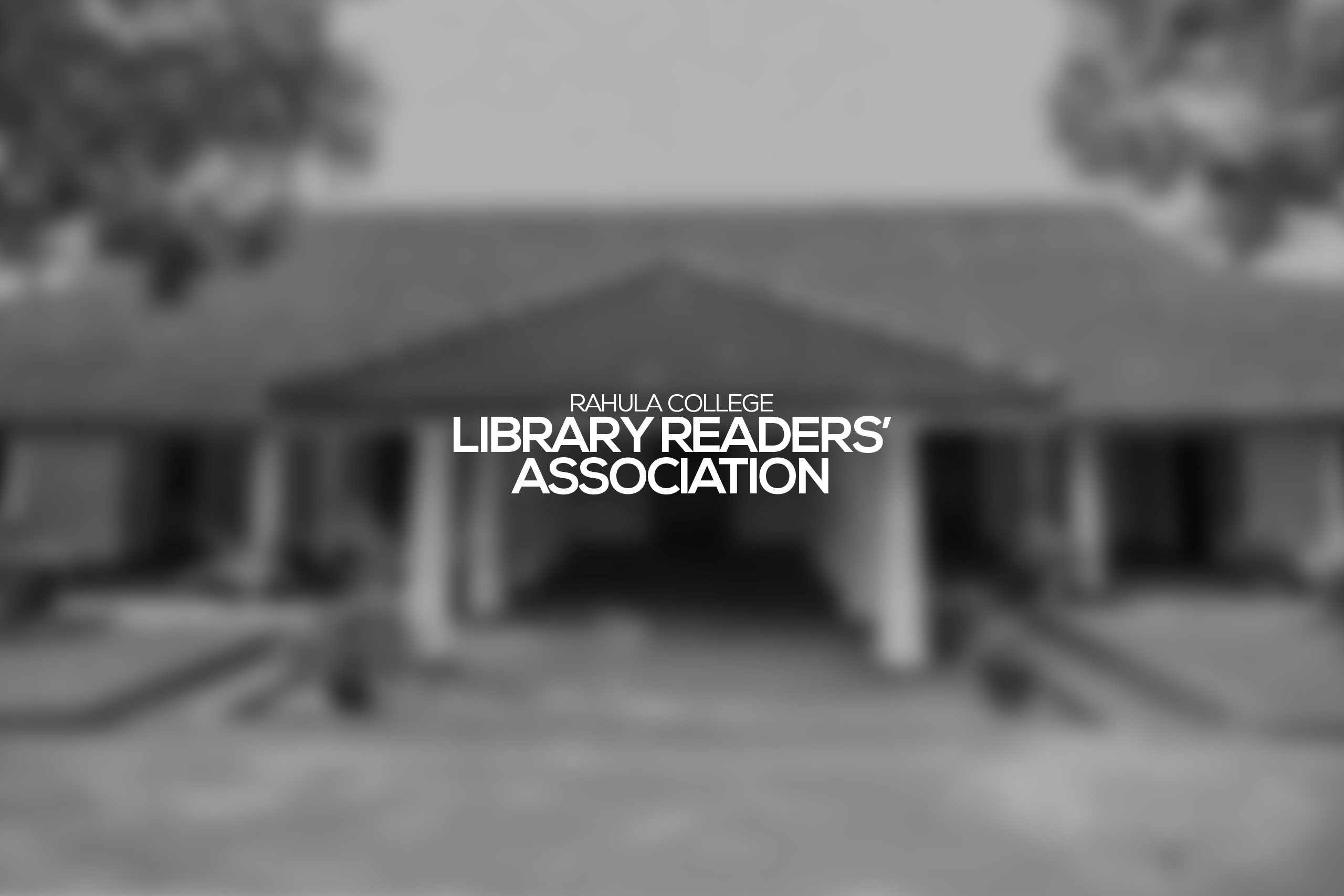 Library Readers Association - Rahula College