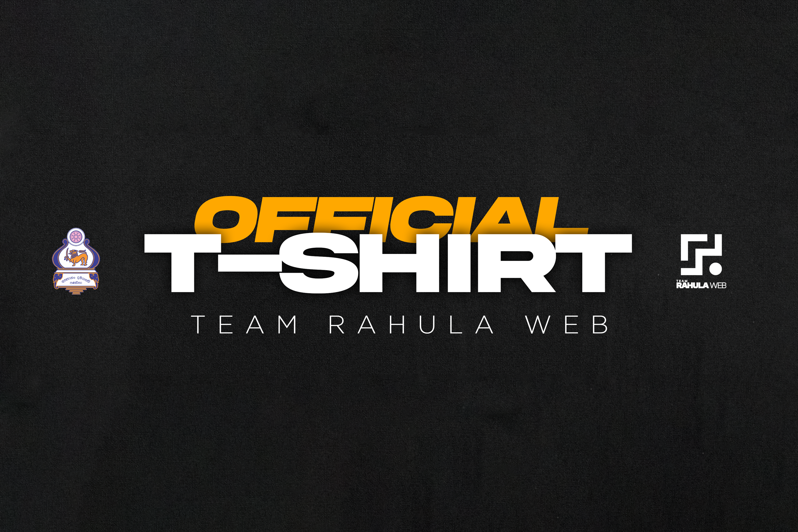 Official T-Shirt | Team Rahula Web - Rahula College
